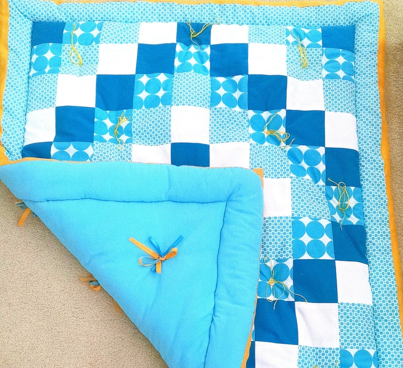 The COZIEST, Easy-to-make Over-stuffed, Tied Baby Quilts - Etsy