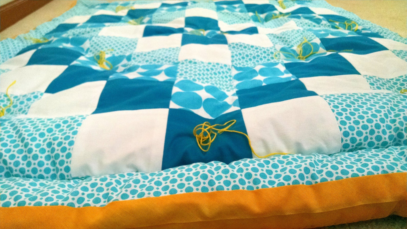 The COZIEST, Easy-to-make Over-stuffed, Tied Baby Quilts - Etsy