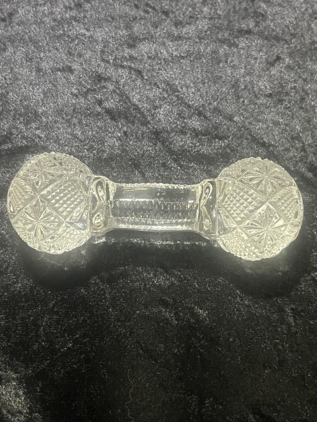 Antique Crystal Knife Rest - Etsy