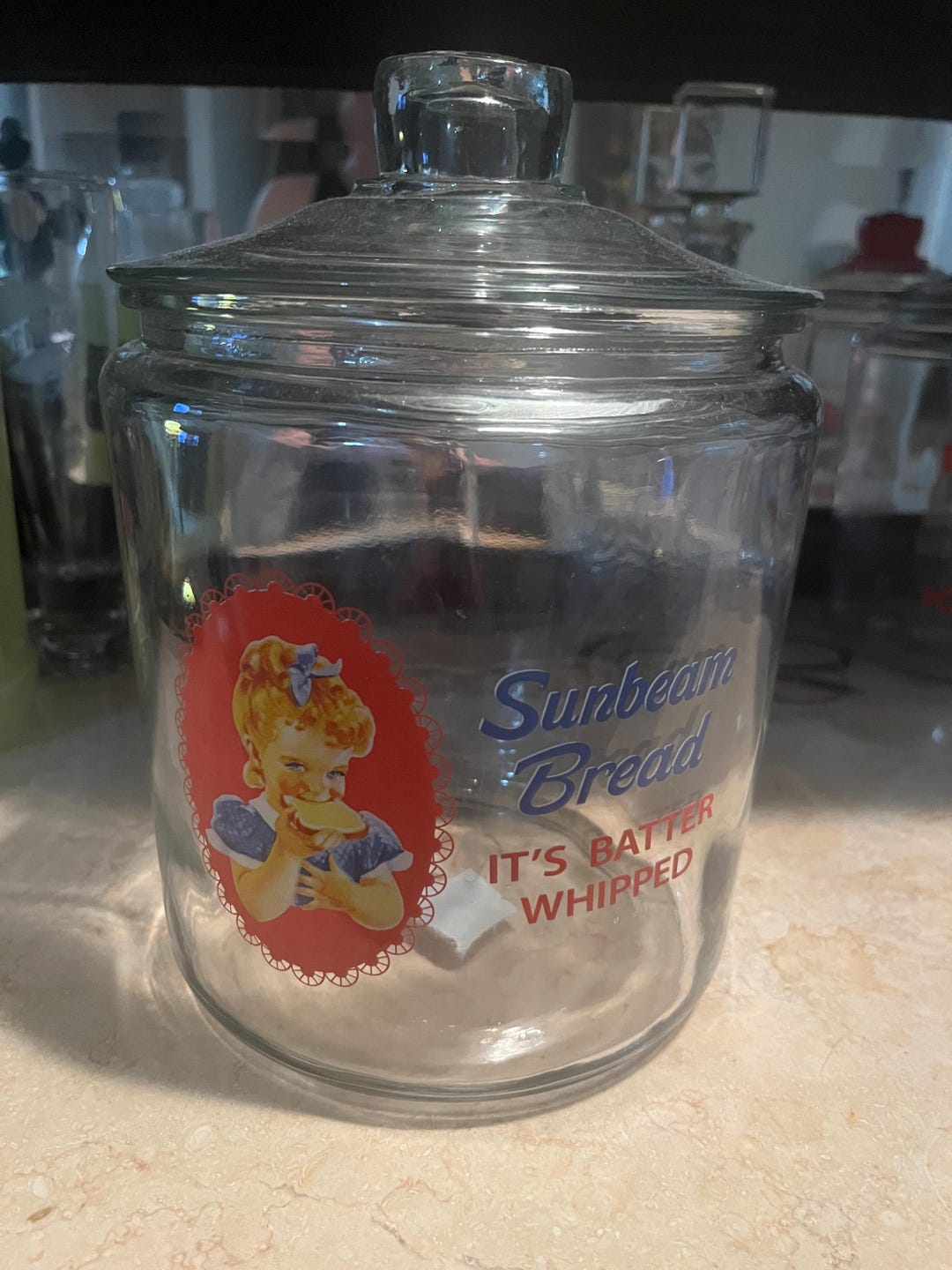 Vintage Style Sunbeam Bread Advertising Counter Snack Cookie Jar - Etsy