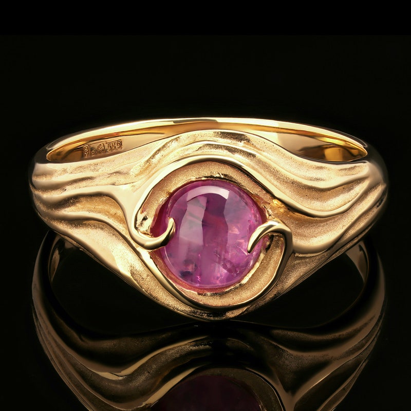 Ruby Gold Ring - Etsy