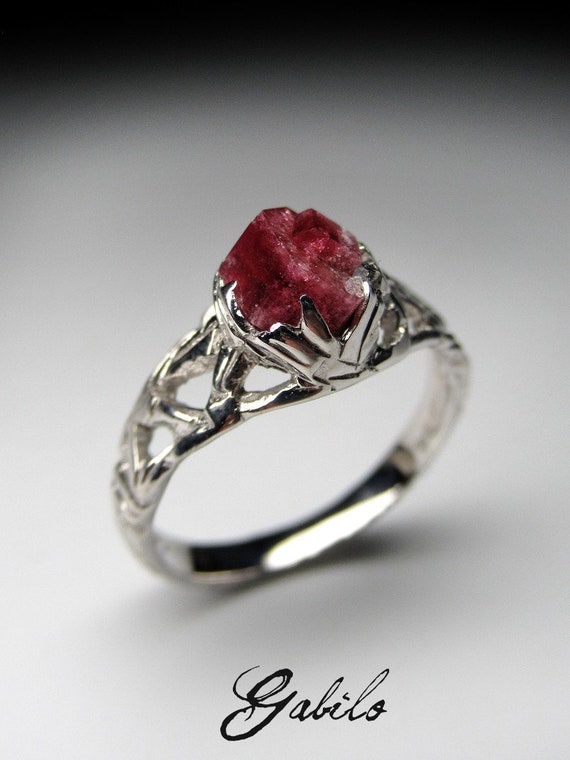 Red Beryl Ring