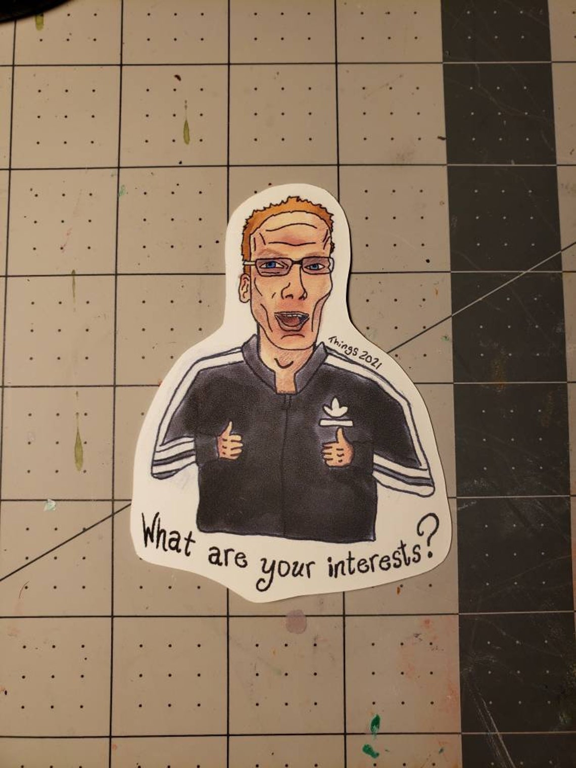 Medicated Pete Vinyl Sticker / Howard Stern / Wack Pack / the - Etsy