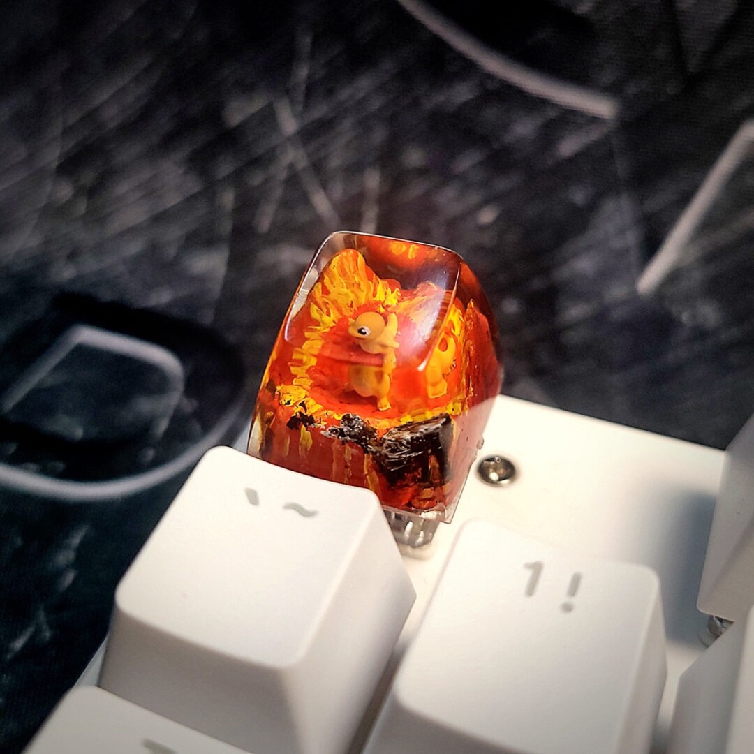Keycap Charmander Keycap Pokemon Keycap Anime - Etsy