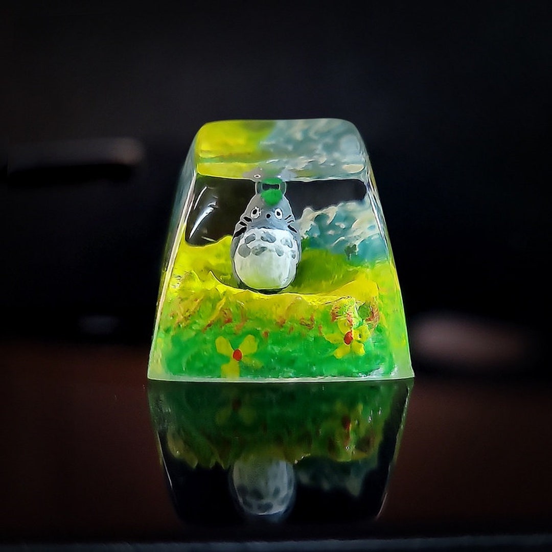 Totoro Keycap, Mechanical Keyboard Button, Custom Keyboard Button ...