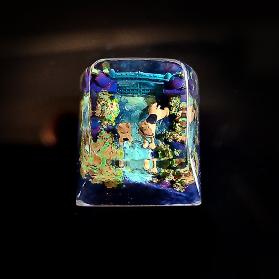 Scooby Doo Keycap, Mechanical Keyboard Button Scared Dog, Funny Scooby ...