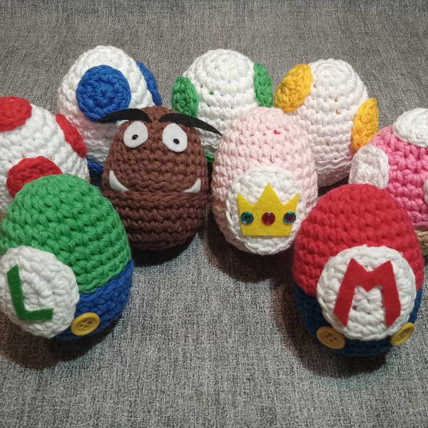 Crochet Mario - Etsy