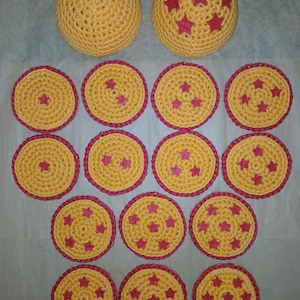 Handmade Crocheted Dragon Ball Inspired Memory Game Gift Set. - Etsy