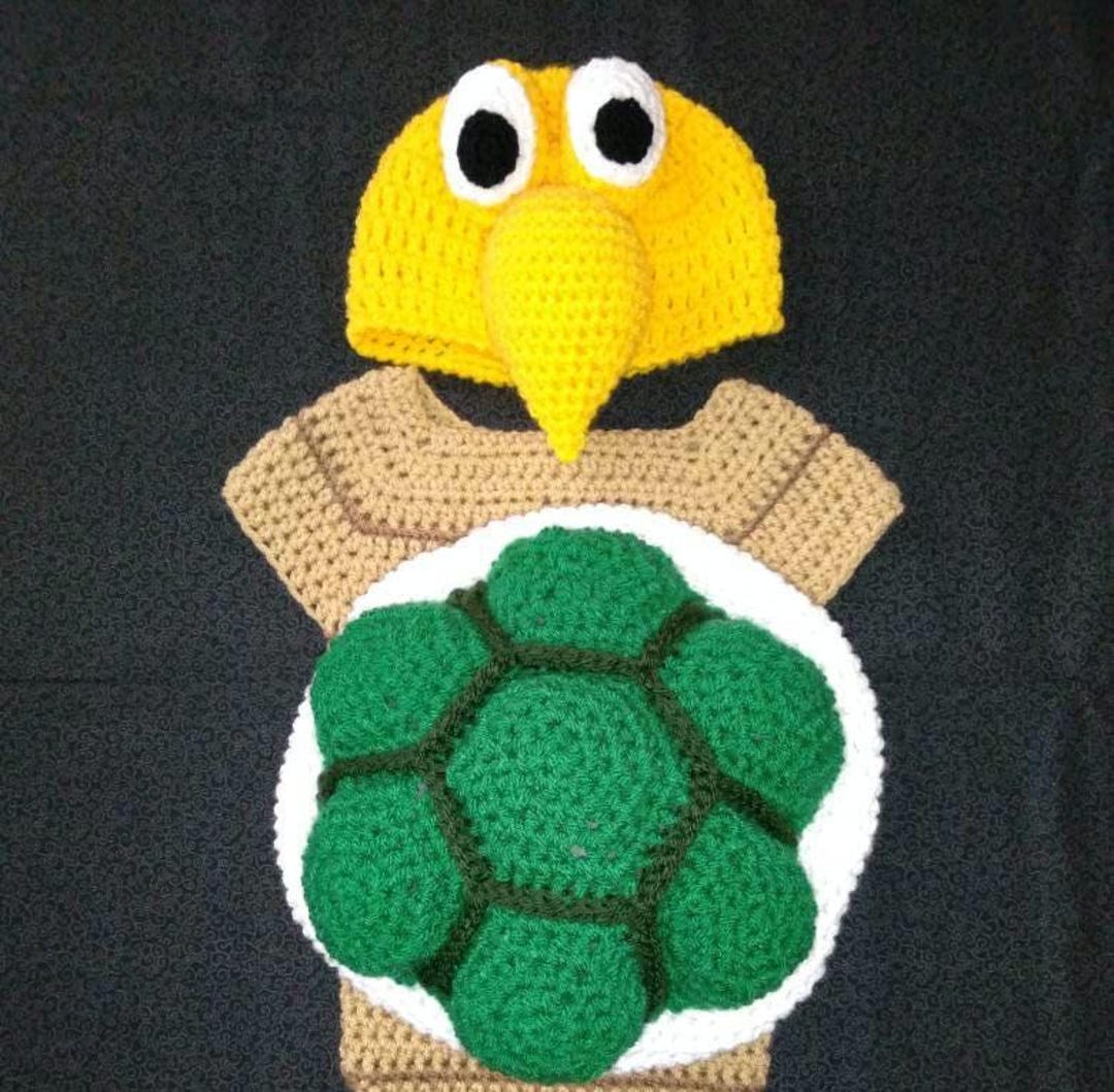 Crocheted Mario Bros. Inspired Koopa Troopa Costume - Etsy