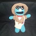 The Professor, Puppet History Inspired Plush, Handmade and Crocheted ...