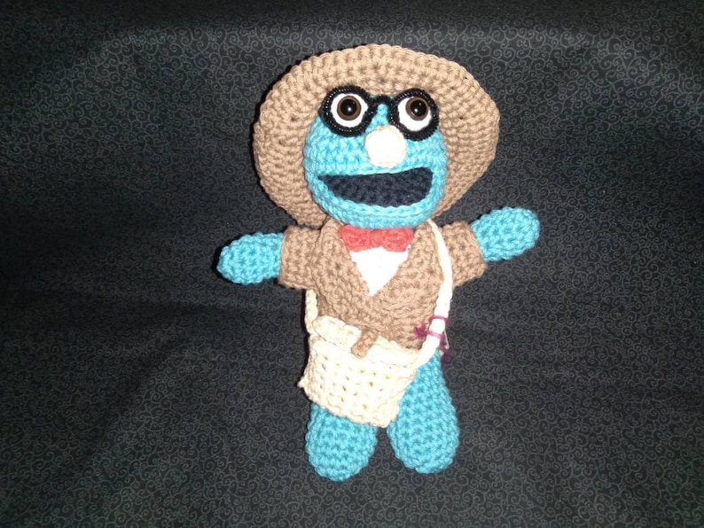The Professor, Puppet History Inspired Plush, Handmade and Crocheted ...