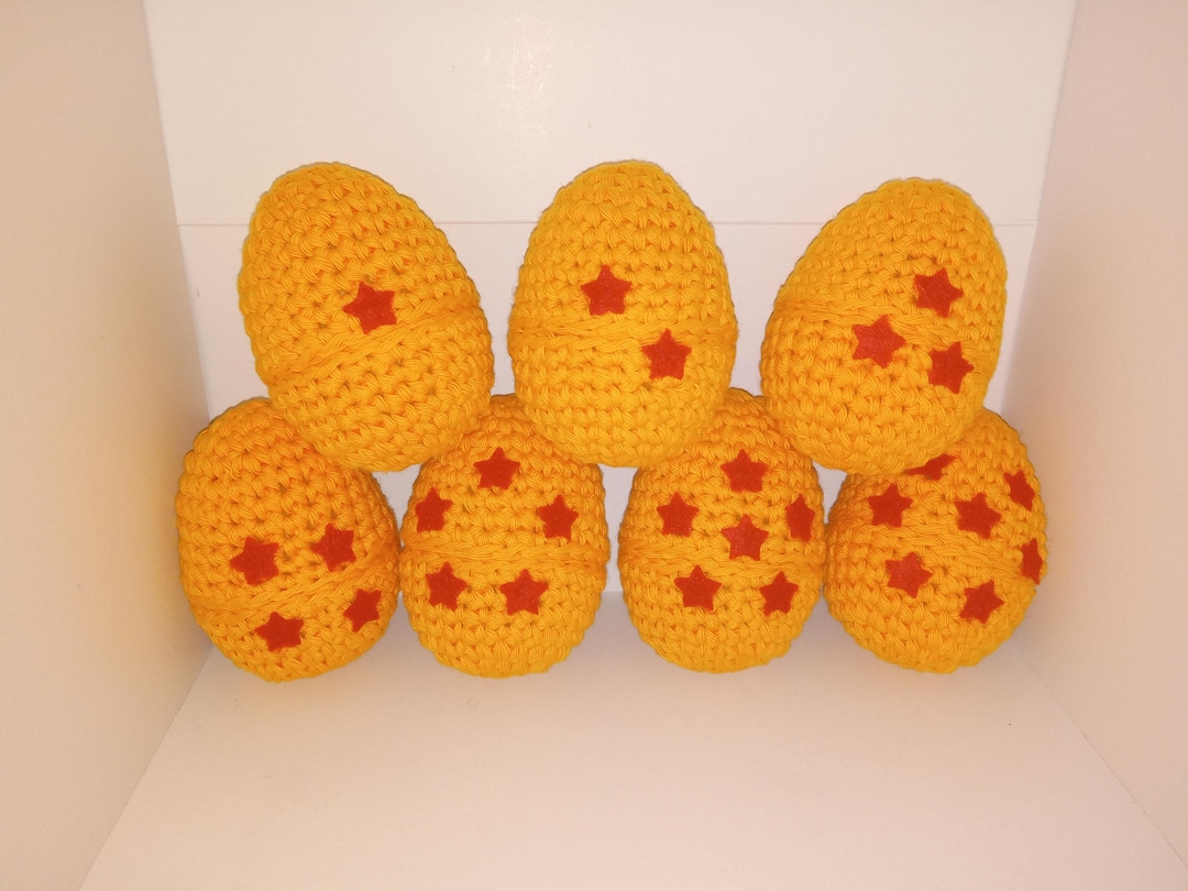 Crocheted Dragon Ball Inspired Easter Eggs - Etsy