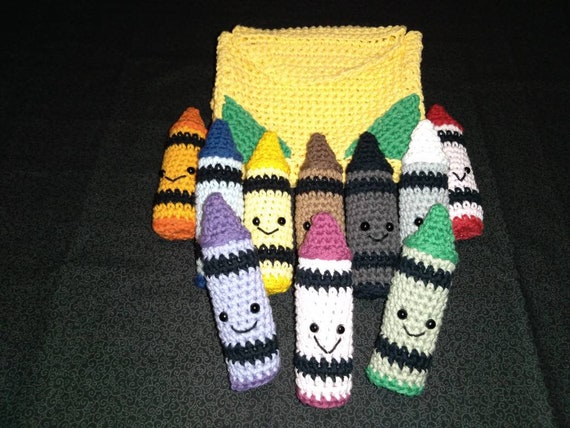 Crayon Plush Stuffed Toys Amigurami | Etsy