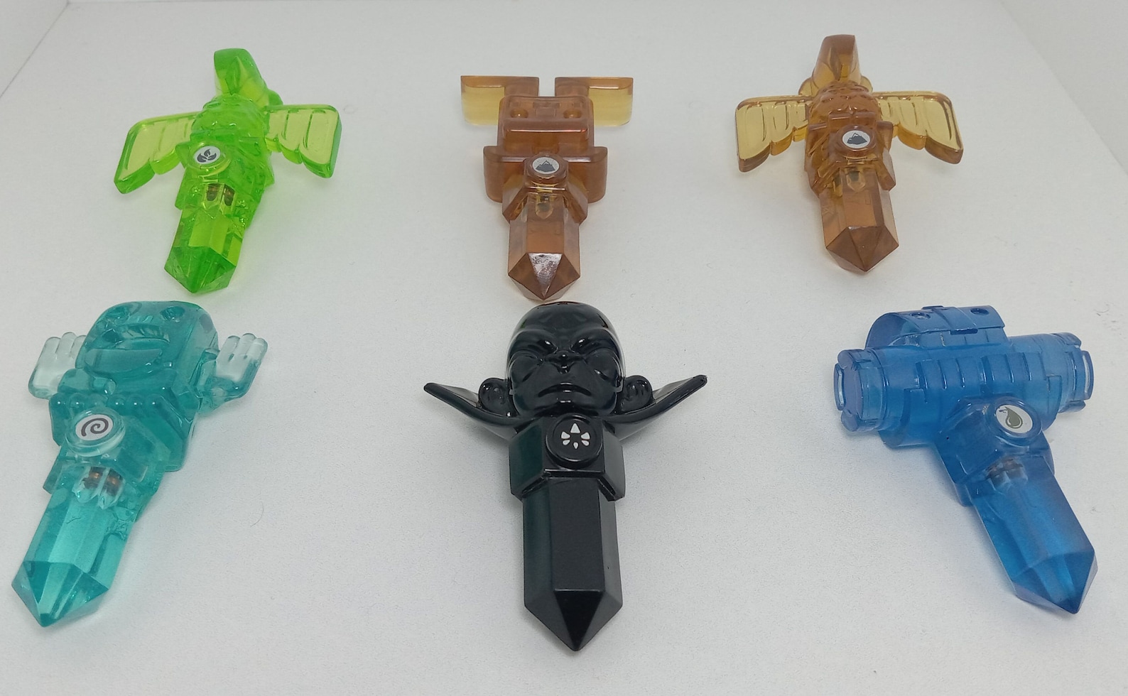 Skylanders Trap Team Crystal Traps; Light Owl, Dark Handstand, Kaos ...