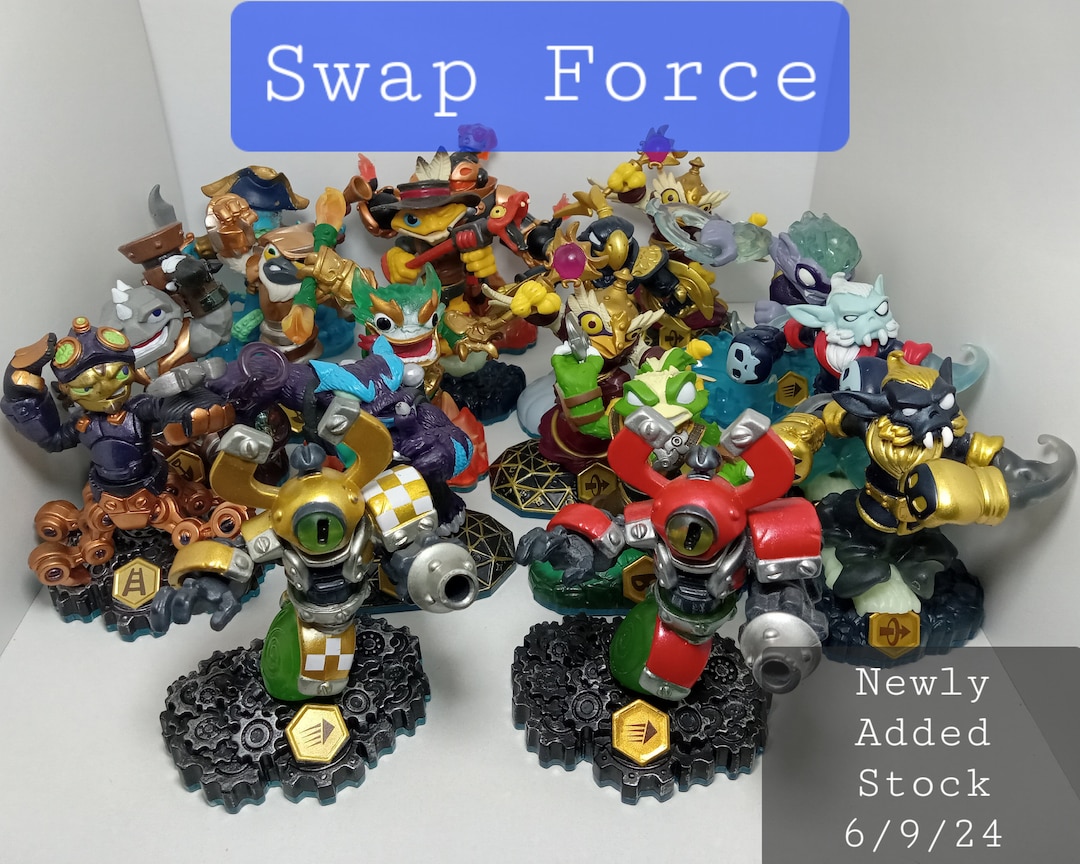 Swap Force Character Figures Night Shift, Hoot Loop, Jade Fire Kraken, Rubble Rouser, and More ...