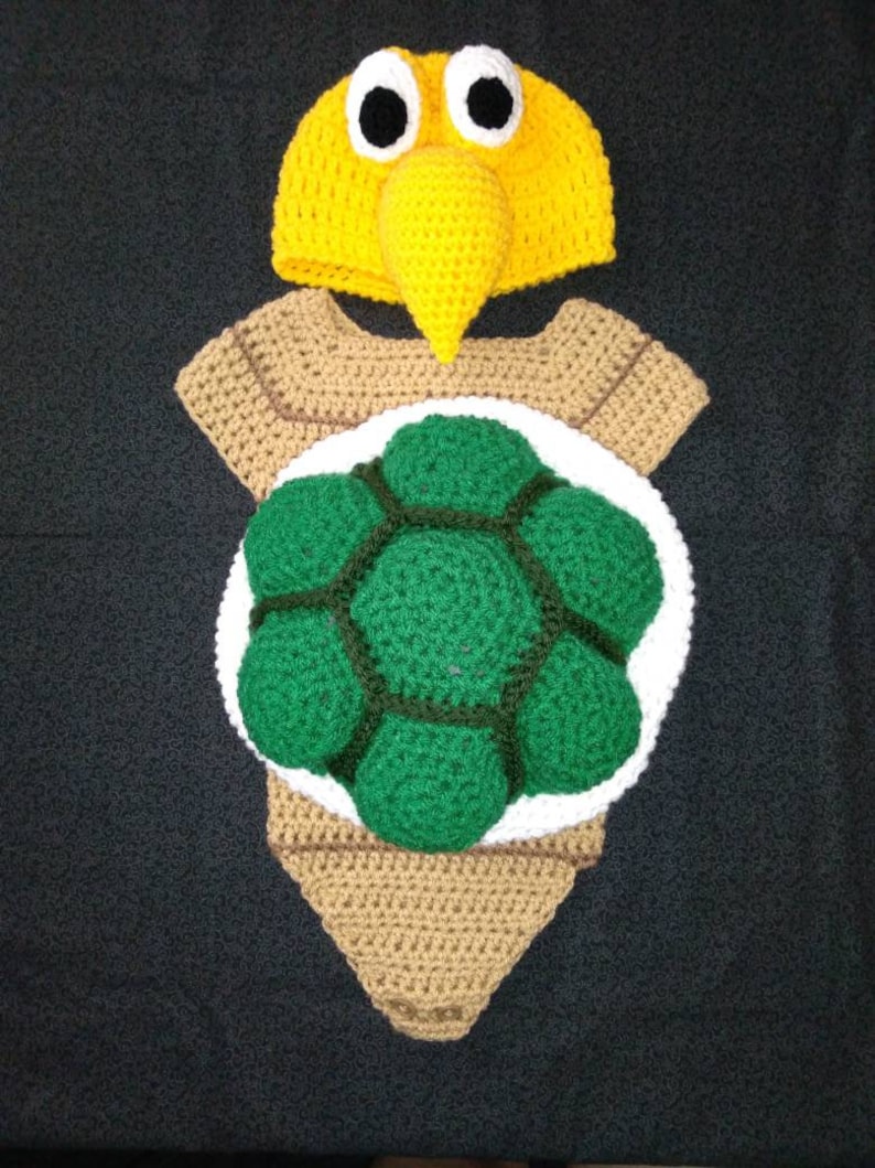 Crocheted Mario Bros. Inspired Koopa Troopa Costume | Etsy
