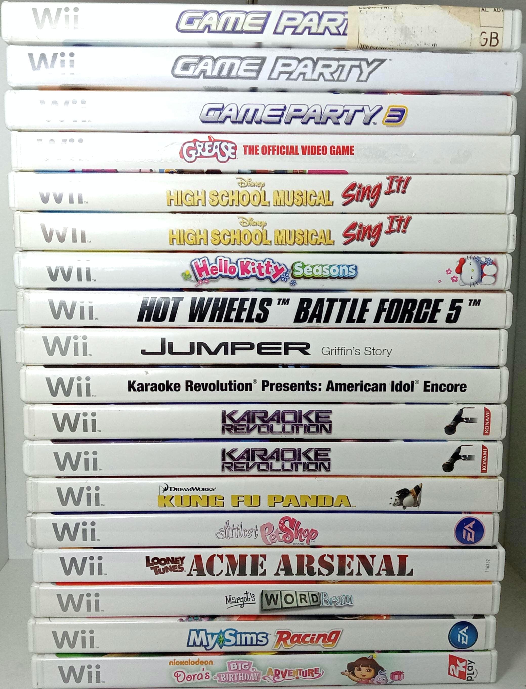 BUY 2 Get 1 FREE !!! Nintendo Wii Family Fun, Party and Adventure Games ...