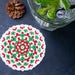 Christmas Coaster Seed Bead Pattern, Toho Seed Beads Pdf Pattern ...