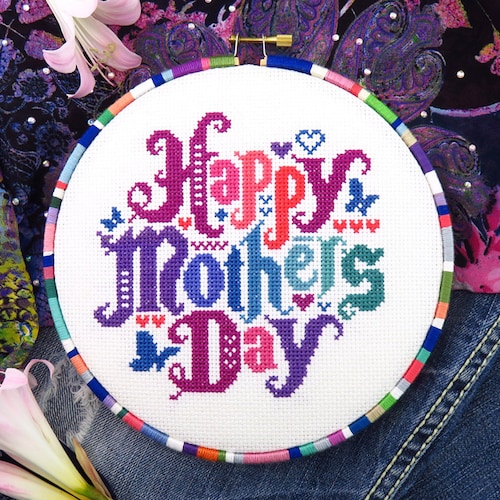 Mother Cross Stitch Pattern Mom Cross Stitch Gift for Mother - Etsy
