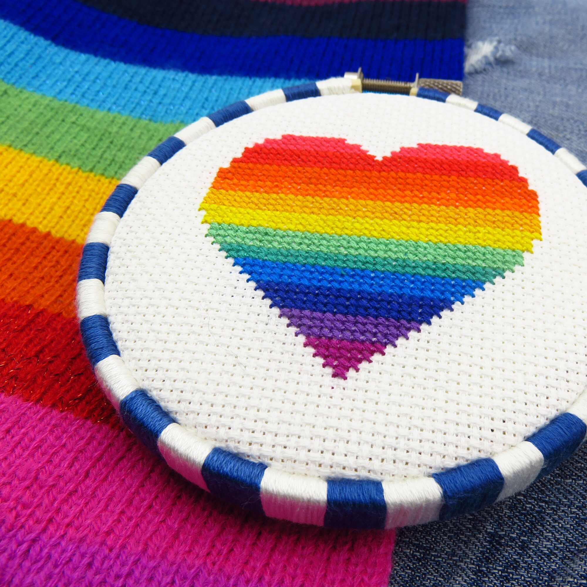 LGBTQ Cross Stitch Pattern, Lesbian Cross Stitch, Gay Pride Cross ...