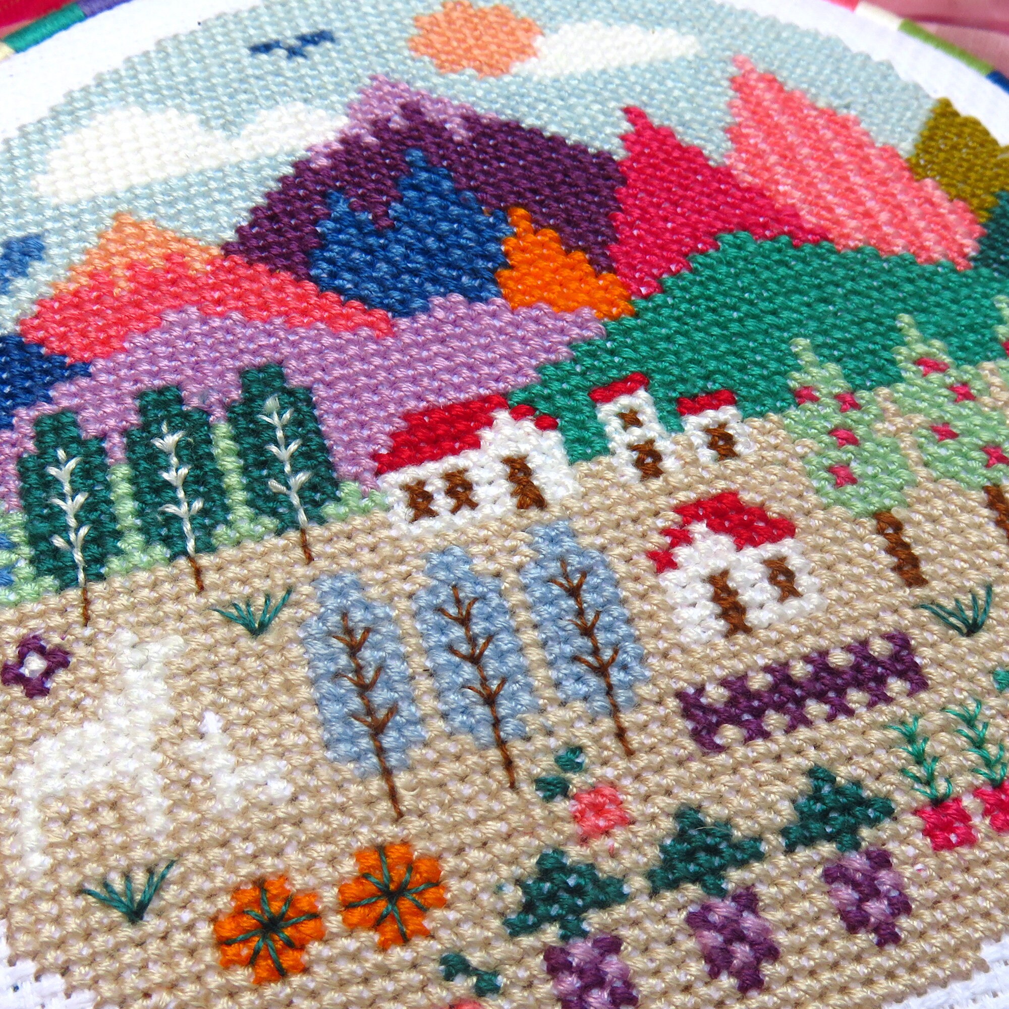 Mountain Cross Stitch Pattern Landscape Cross Stitch Pattern | Etsy