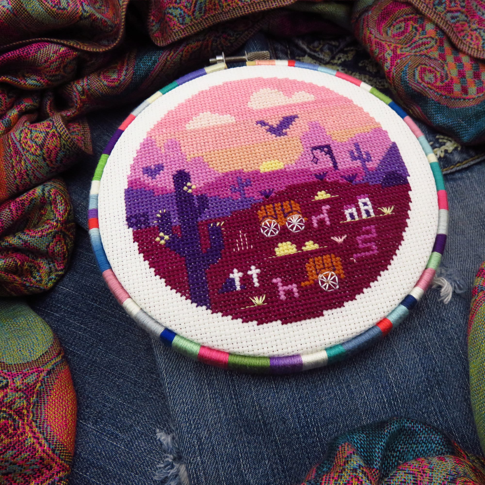 Desert Cross Stitch Pdf Pattern Advanced Cross Stitch - Etsy