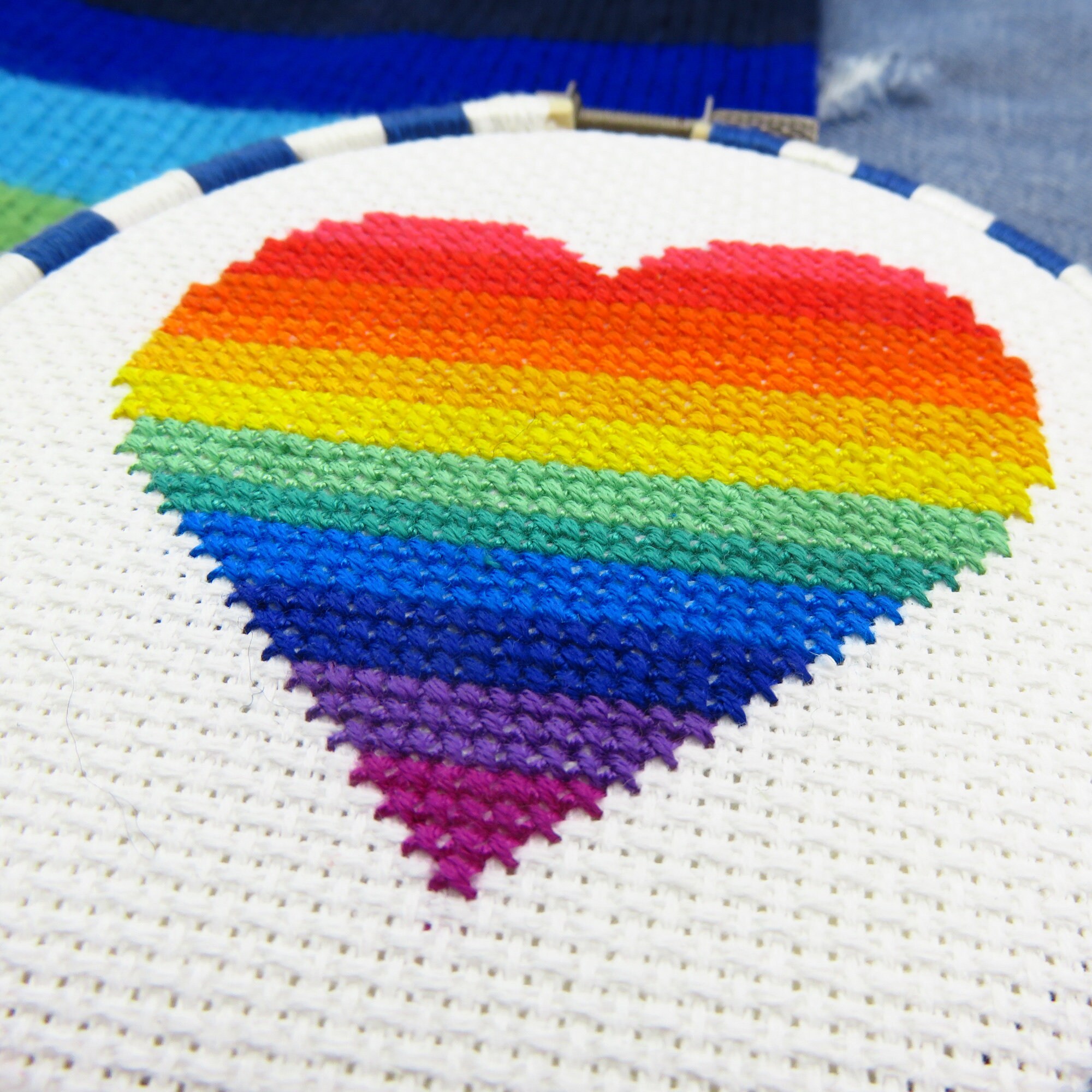 LGBTQ Cross Stitch Pattern, Lesbian Cross Stitch, Gay Pride Cross ...