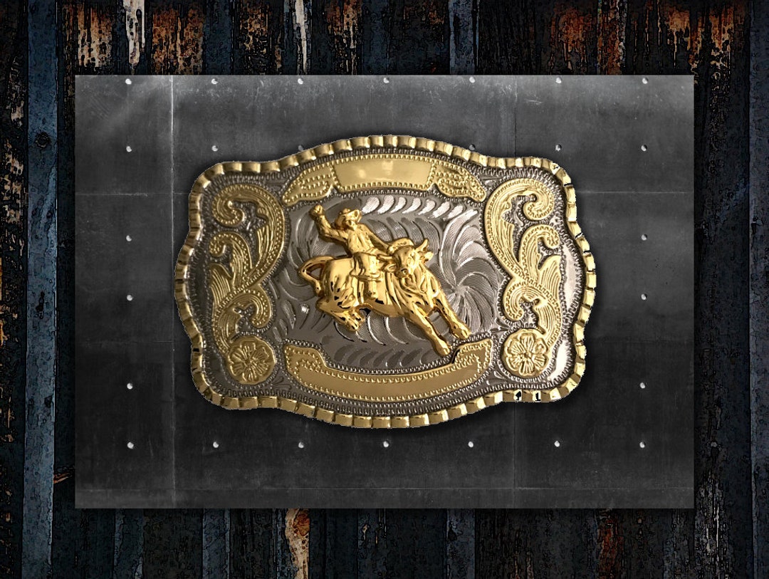 Large Trophy Buckle * Bull Rider Buckle * Rodeo Buckle * Western Buckle ...