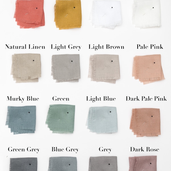 Waffle Linen Fabric - Etsy