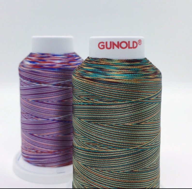 Machine embroidery threads GUNOLD Sulky 1000 m 100% viscose. | Etsy