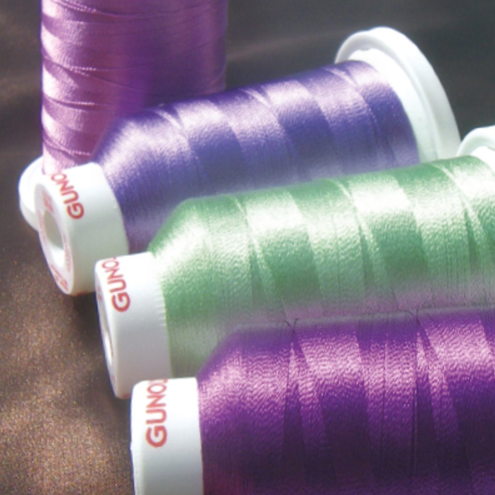 Machine embroidery threads GUNOLD Sulky 1000 m 100% viscose. | Etsy