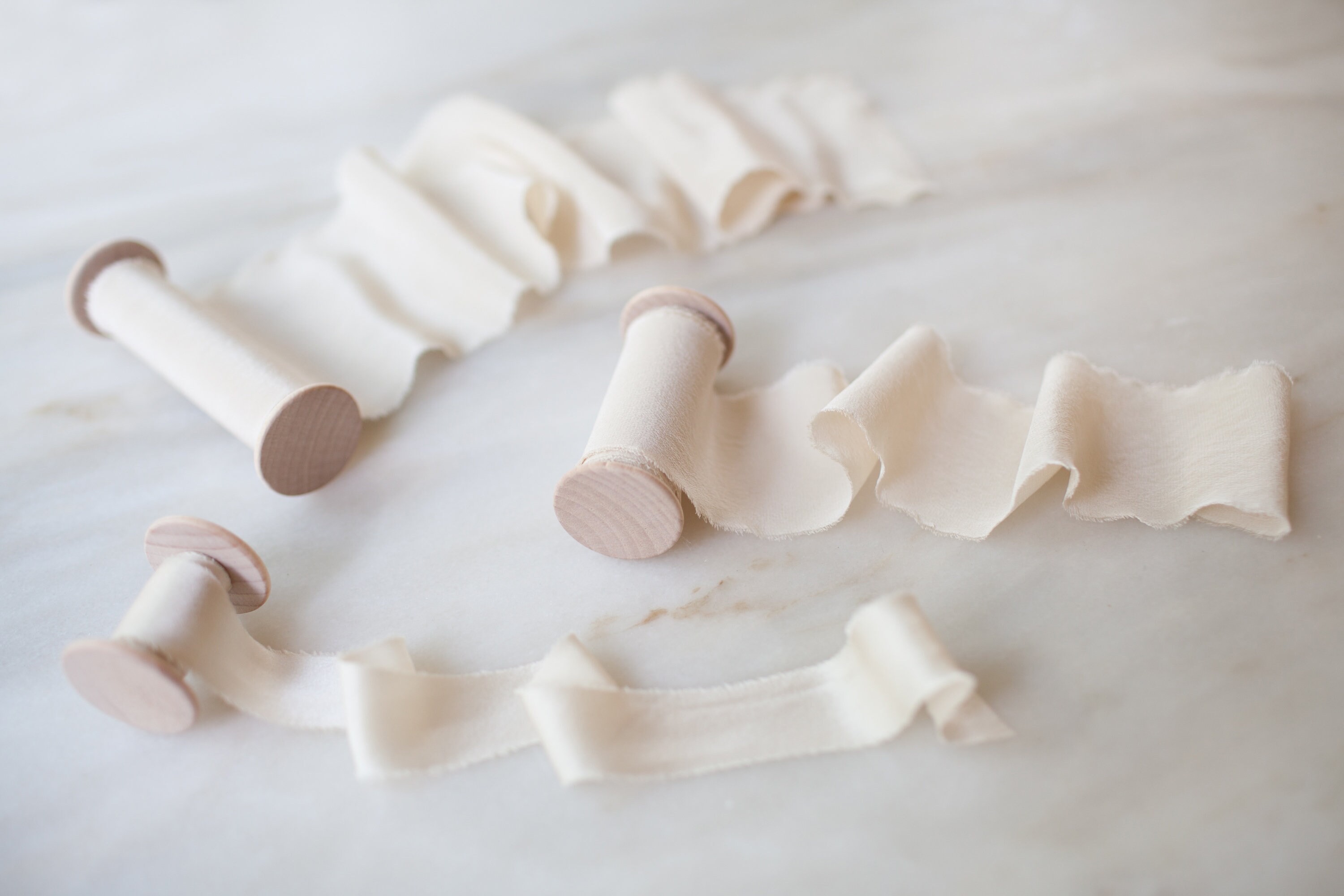 Champagne Cream Silk Ribbon 4 Wide Handmade Hand - Etsy