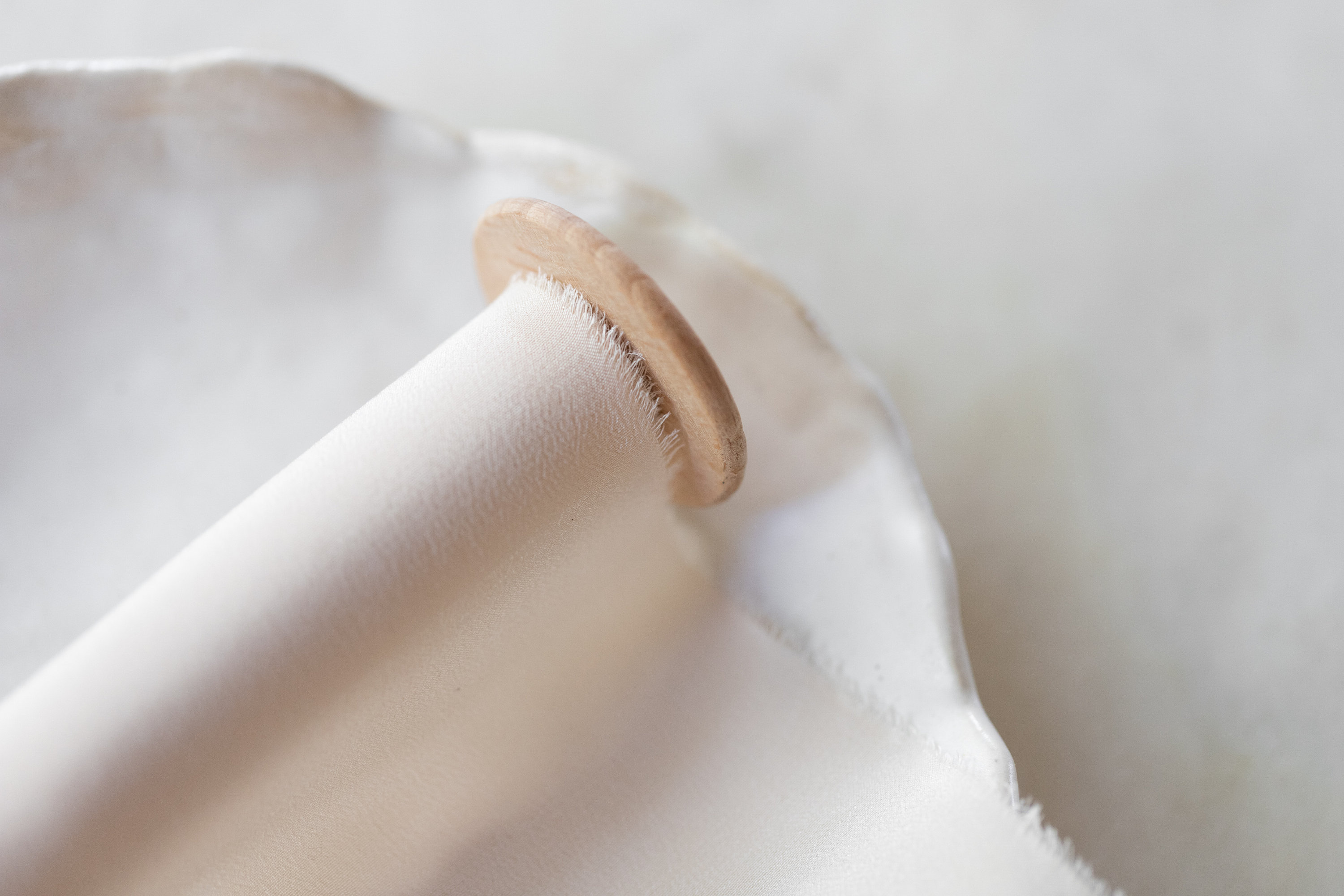 Pale Blush silk ribbon 2 wide handmade hand-dyed | Etsy