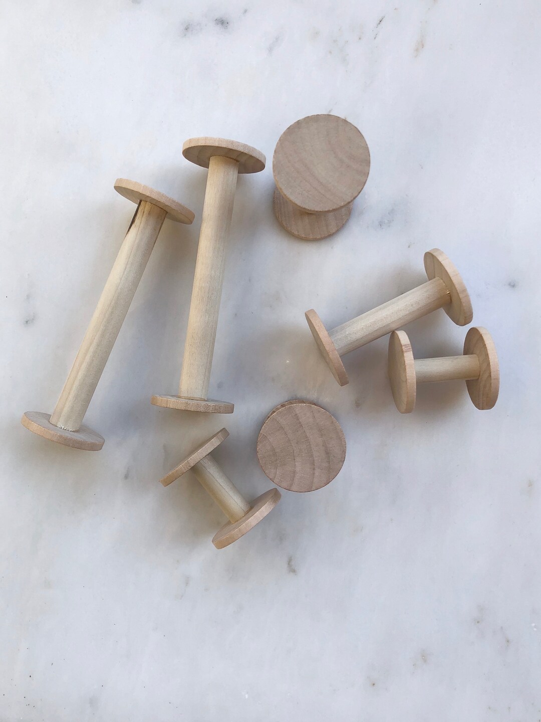 Handmade Simple Wooden Spools | Eco-friendly Craft, Crochet & Styling ...