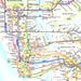 New York Subway Map 1980s View of Manhattan and the Boroughs. Take a ...