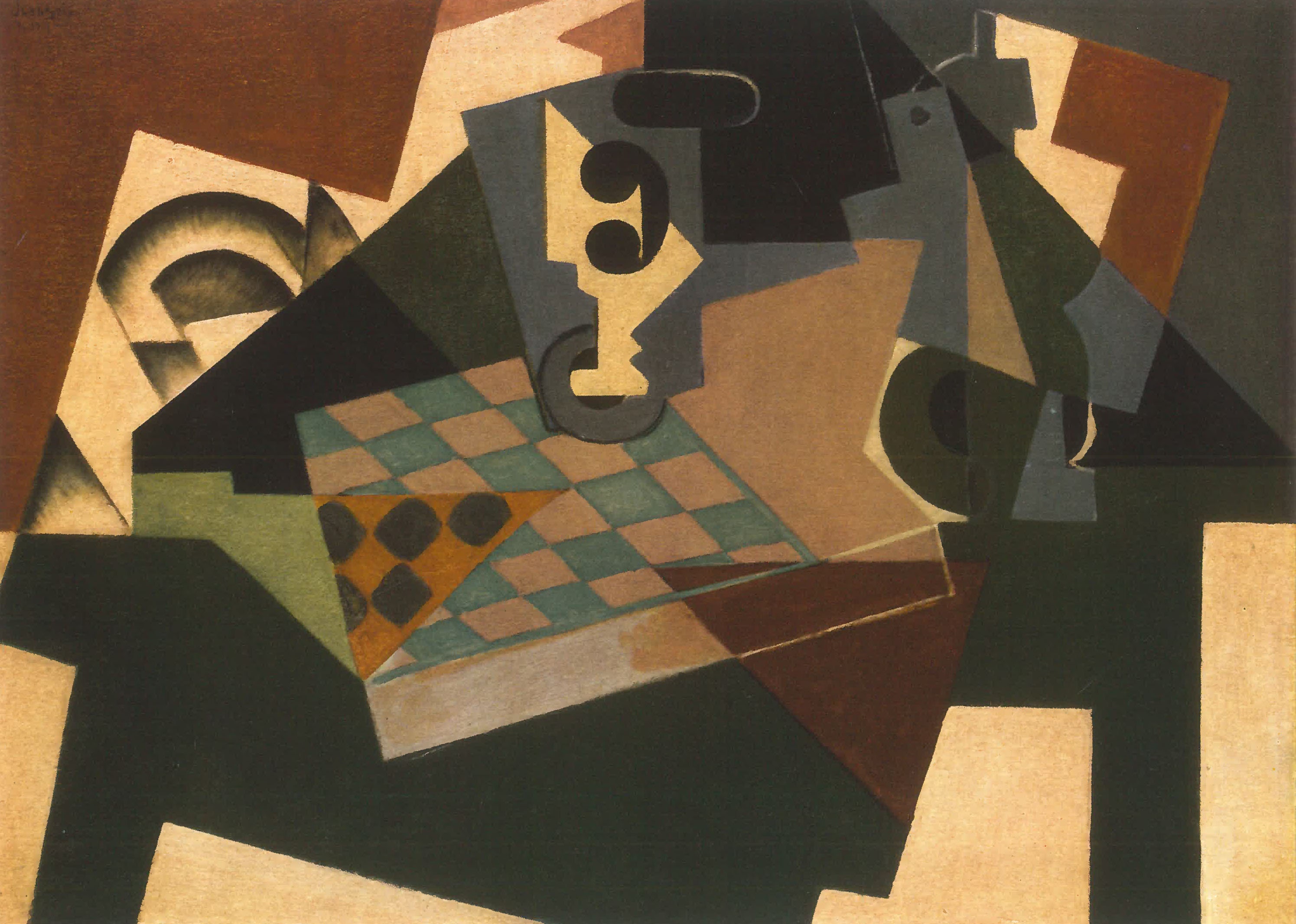 Juan Gris Chess Board Giclee Print Cubist Style Game Board Know the ...