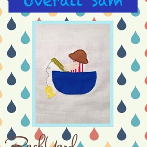 ITH Fishing Overall Sam DIGITAL Embroidery Design - Etsy