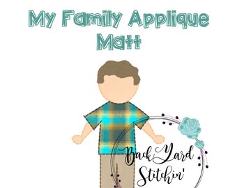 Ben My Family Photo Applique DIGITAL Embroidery Design 5 | Etsy