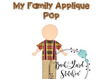 Clint My Family Photo Applique DIGITAL Embroidery Design 5 | Etsy