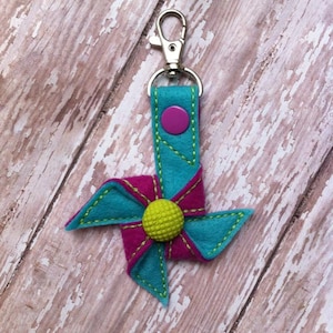 ITH Pinwheel Snap Tab DIGITAL Embroidery Design - Etsy