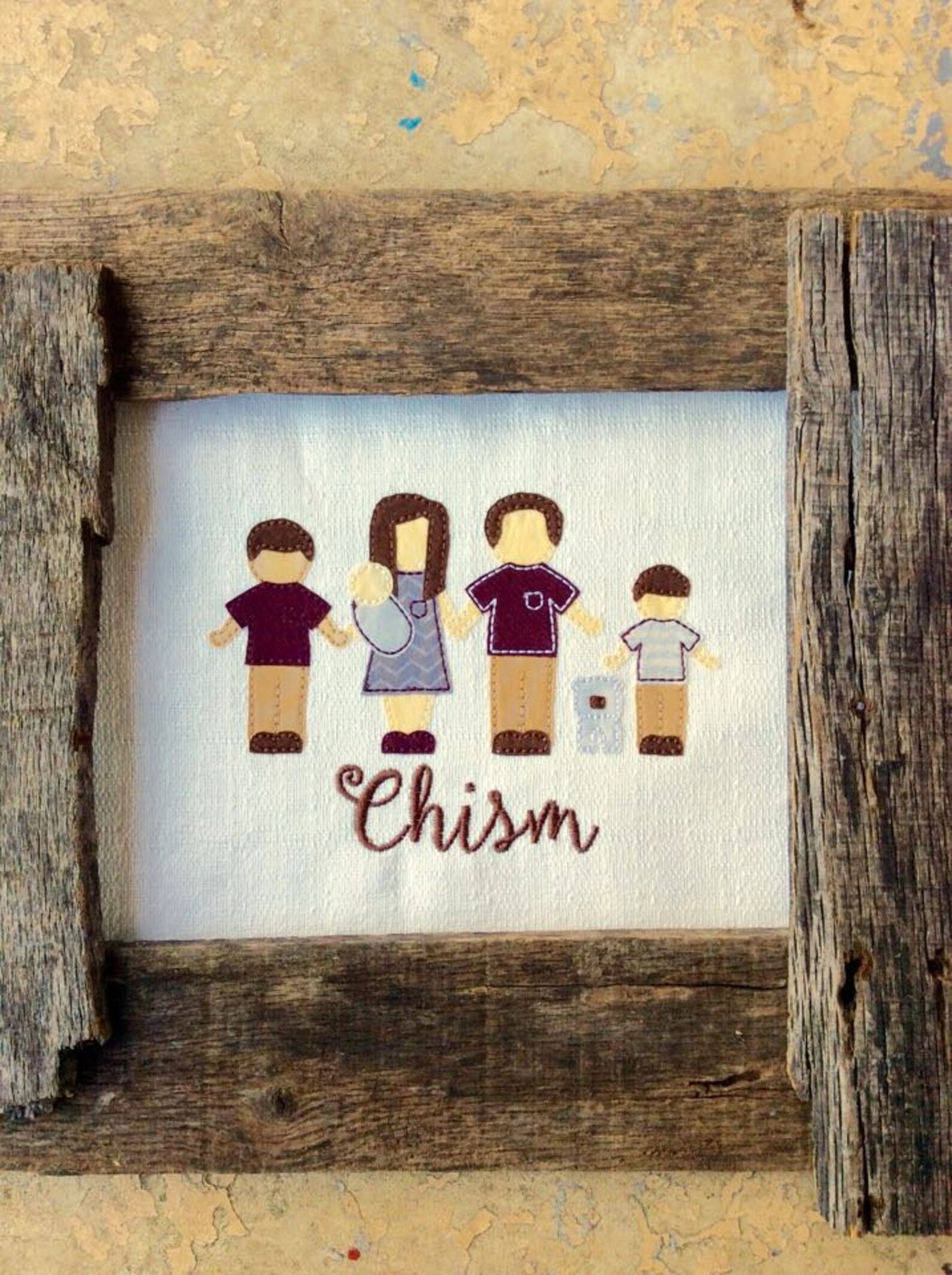 Ben My Family Photo Applique DIGITAL Embroidery Design 5 Sizes Included ...