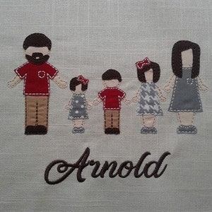 Clint My Family Photo Applique DIGITAL Embroidery Design - 5 Sizes ...