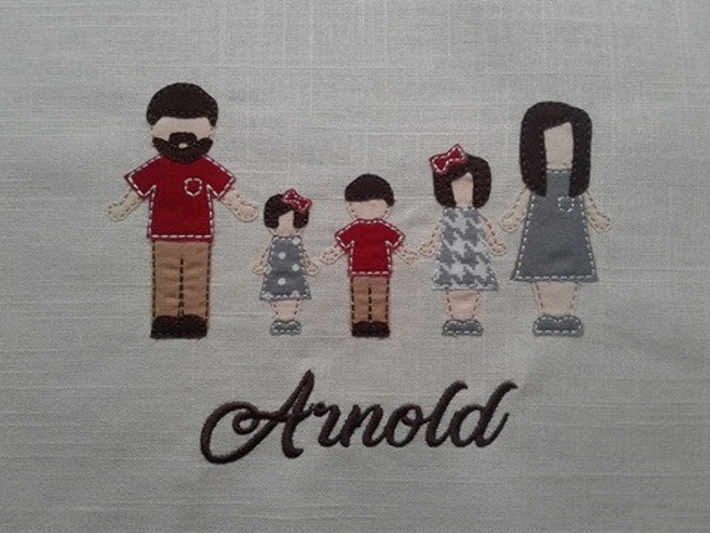 Clint My Family Photo Applique DIGITAL Embroidery Design 5 - Etsy