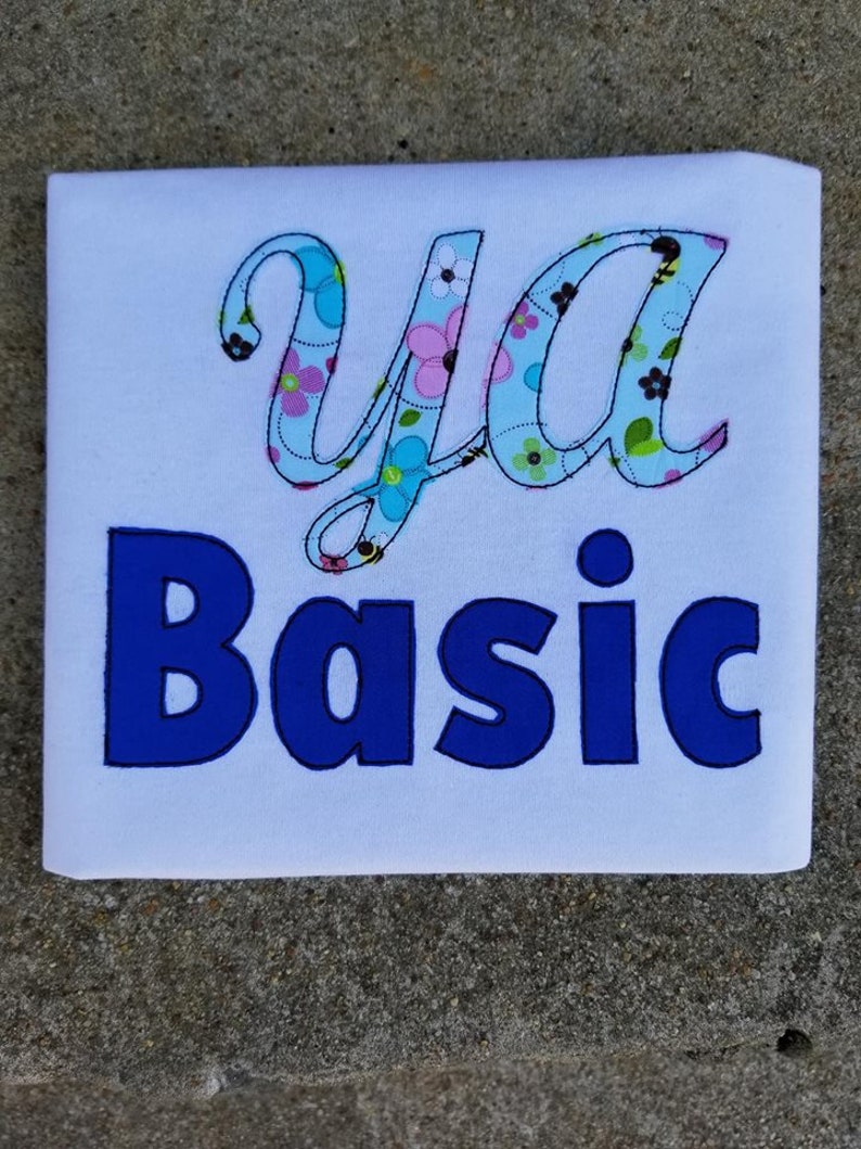 Ya Basic Raggy Applique DIGITAL Embroidery Design - Etsy