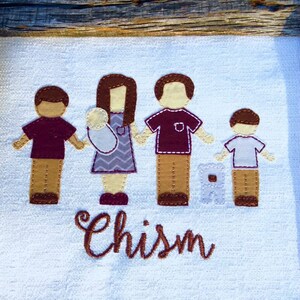 Kyle My Family Photo Applique DIGITAL Embroidery Design - 5 Sizes ...