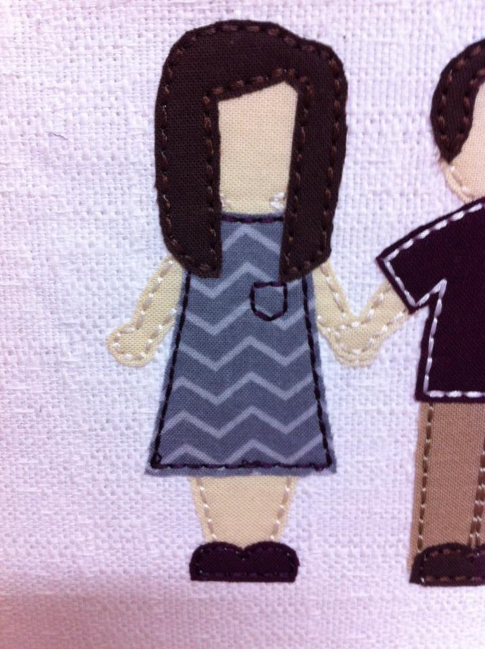 Bridget My Family Photo Applique DIGITAL Embroidery Design 5 | Etsy