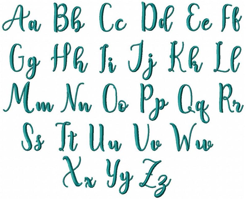 Anna Font DIGITAL Embroidery Design - Etsy