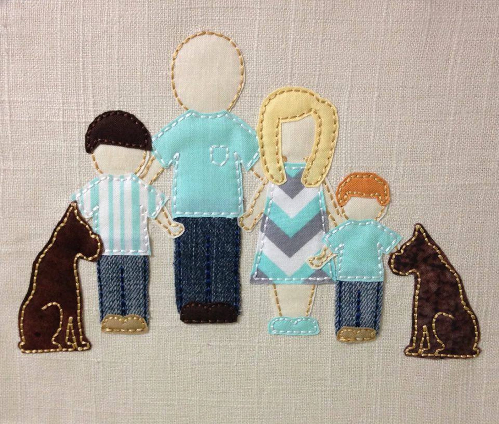 Family Set My Family Photo Applique DIGITAL Embroidery Design - Etsy