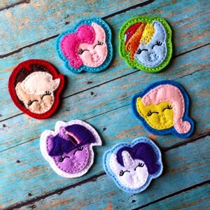 ITH Pony Inspired Feltie DIGITAL Embroidery Design Set - Etsy