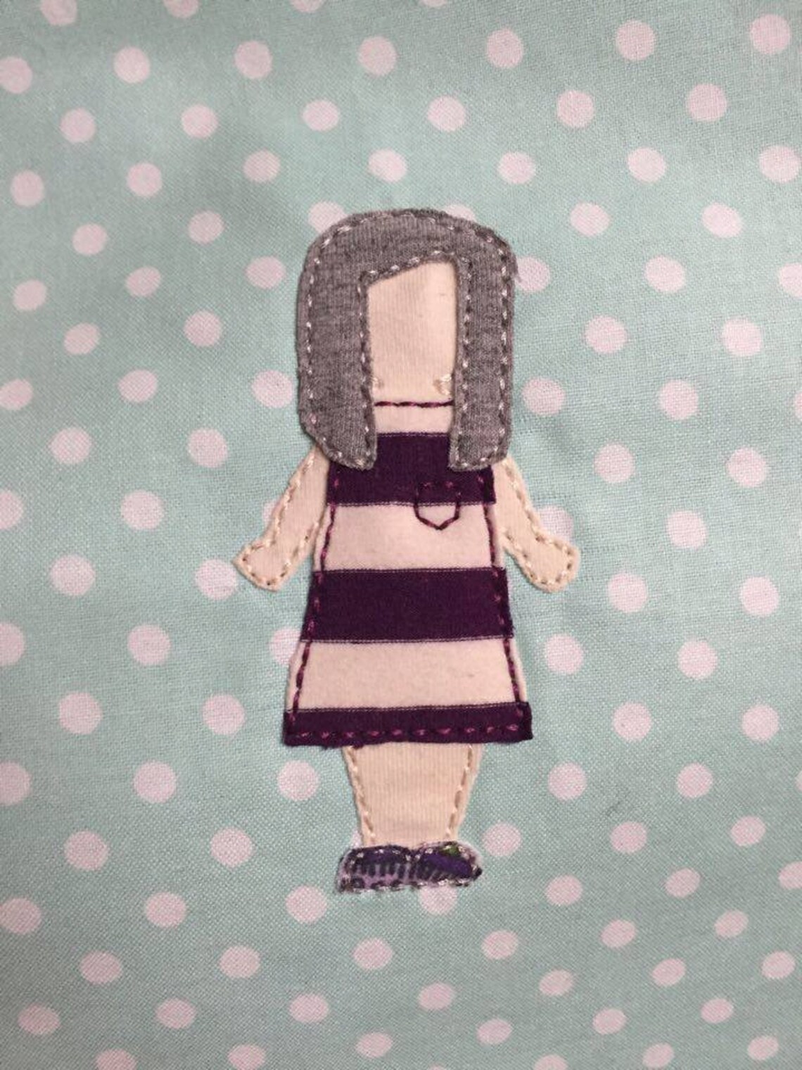 Bridget My Family Photo Applique DIGITAL Embroidery Design 5 | Etsy